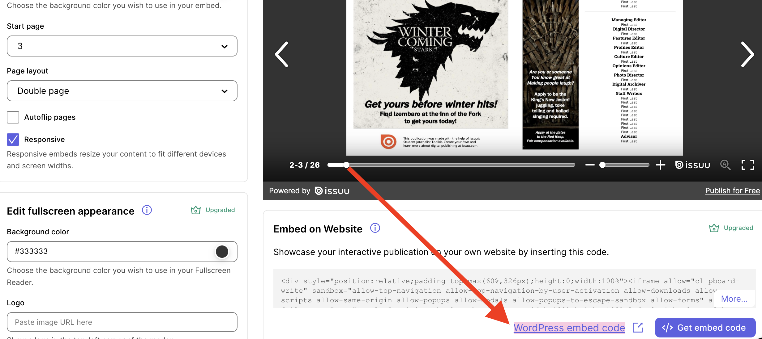 Embed Your Publication – Issuu Help Center