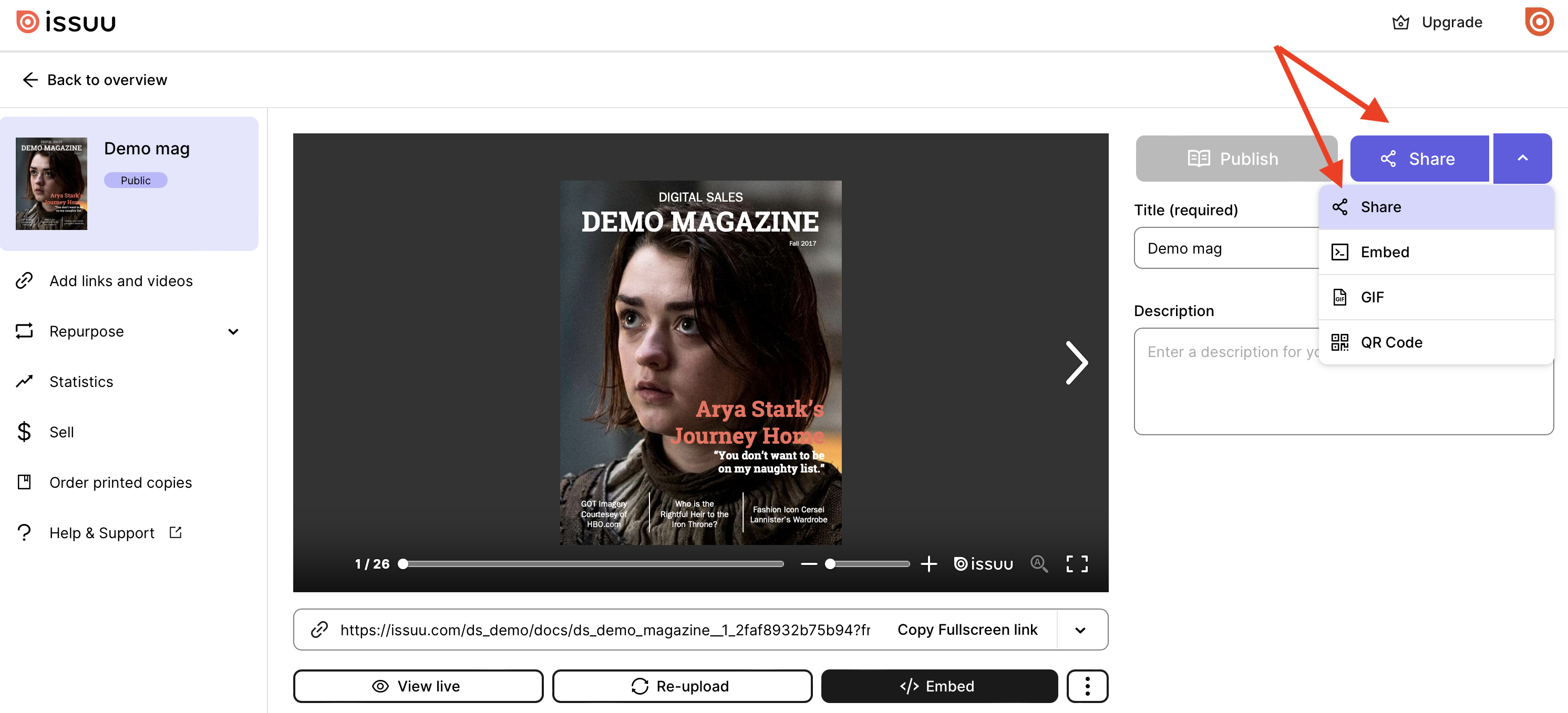 Share Your Content – Issuu Help Center