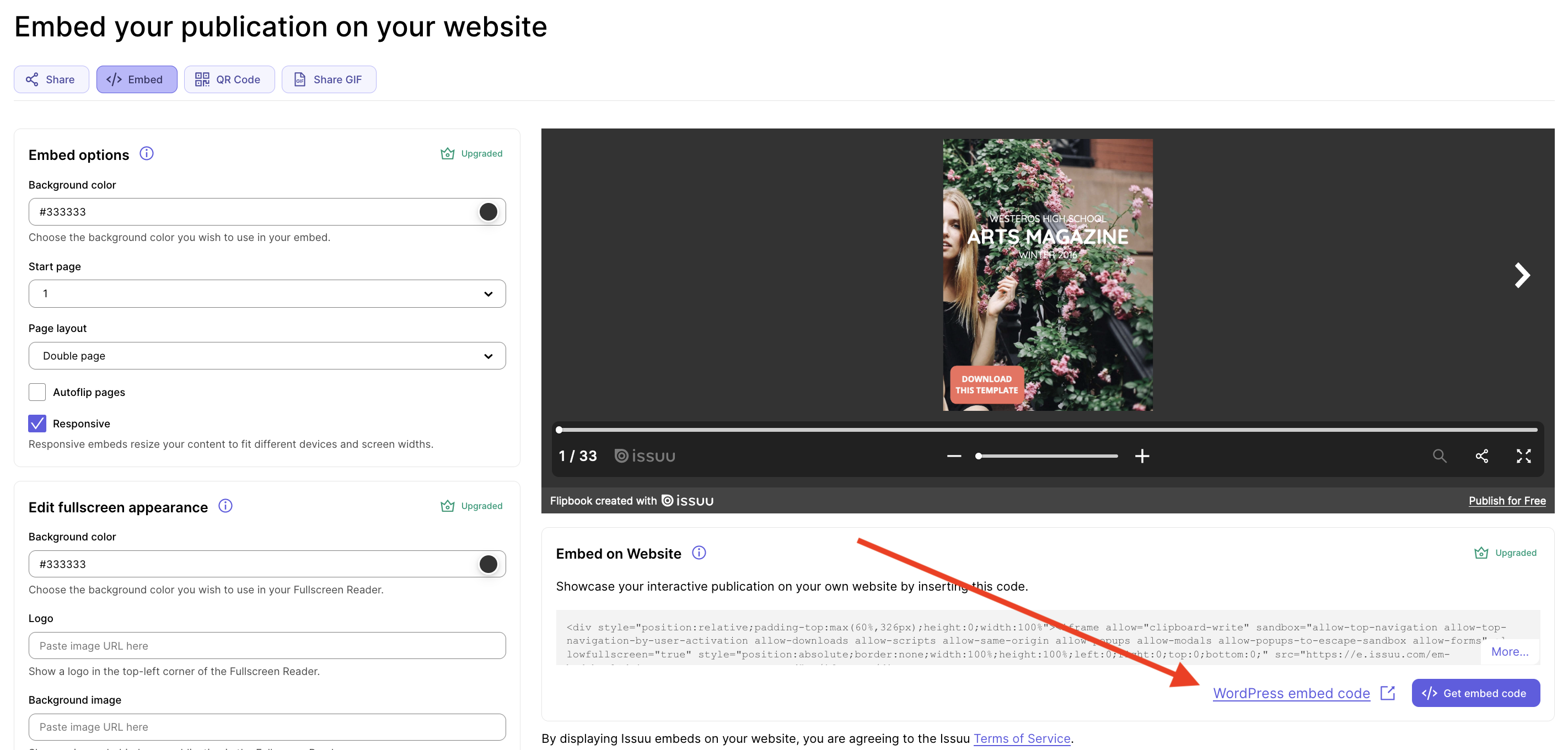 Embed Your Publication – Issuu Help Center