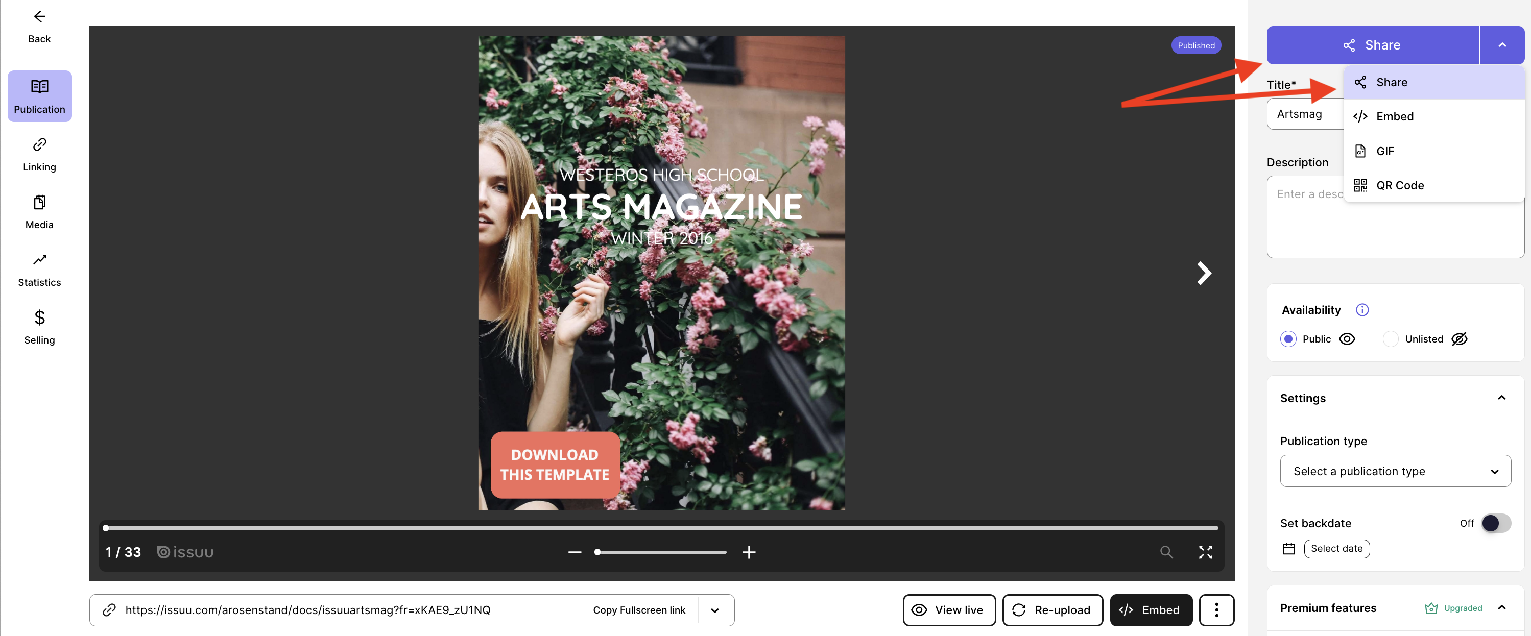 Share Your Content – Issuu Help Center