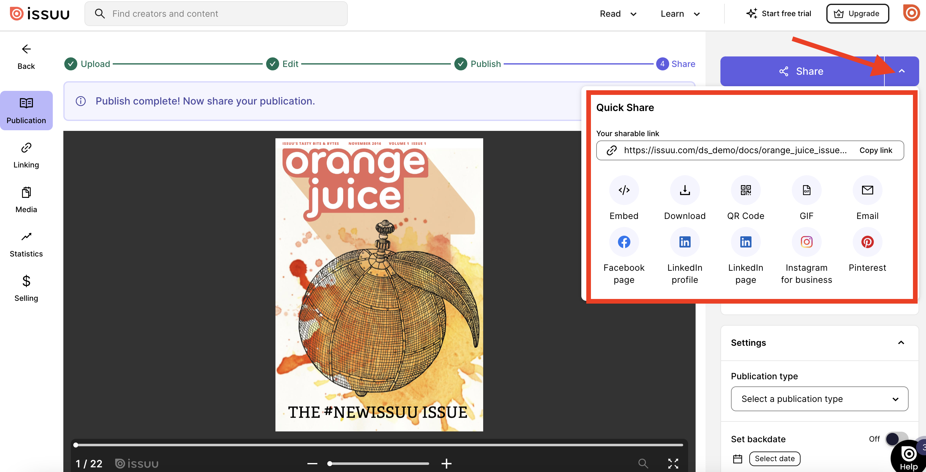 Share Your Content – Issuu Help Center